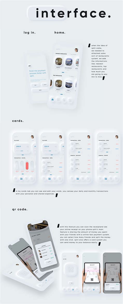 Split Neumorphism Ui Ux Payment App Behance