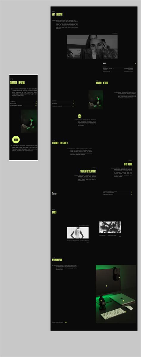 Personal Site Portfolio On Behance