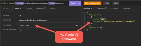 How To Log Into Claris Server Api And Claris Server Webdirect