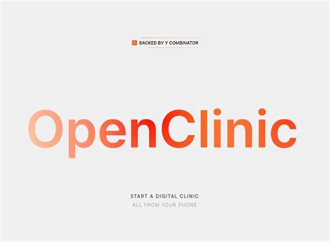 Jeremy Daniels On Linkedin Openclinic Yc F24 Helps Doctors And Hospitals Create Digital Clinics