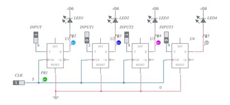 Pipo Shift Register Multisim Live
