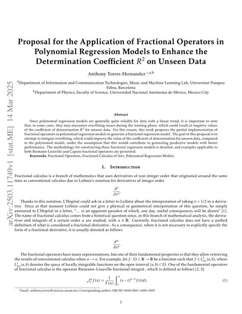 Pdf Proposal For The Application Of Fractional Operators In