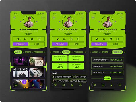 User Profile Ui Design Dailyui006 By Leoxa On Dribbble