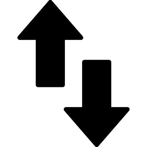 Top Bottom Bold Arrow Icon Svg Vector And Png Free Download Uxwing