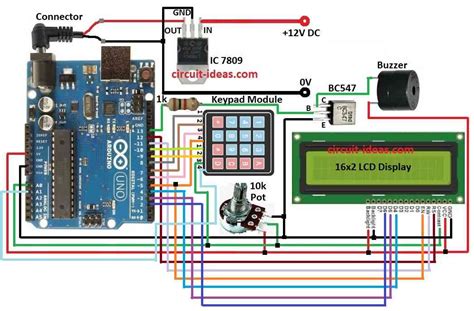 Digital Code Lock Circuit Using Arduino Circuit Ideas For You