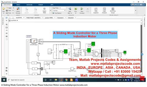 A Sliding Mode Controller For A Three Phase Induction Motor
