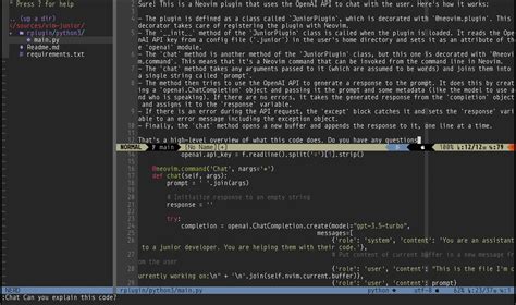 Github Fruetel Vim Junior Your Personal Junior Engineer Powered By Ai