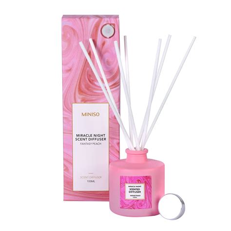 MINISO Scent Diffuser Miracle Night Series Scented Diffuser ML Fantasy Peach Pink Amazon