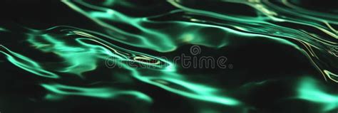 Dark Green Water With Gentle Waves And Ripples Creating A Calming View Stock Illustration