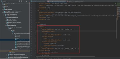 Invalid Binding Table Configuration In Shardingruleconfiguration