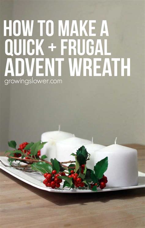How To Make An Advent Wreath Quick And Frugal DIY Tutorial Affording Motherhood