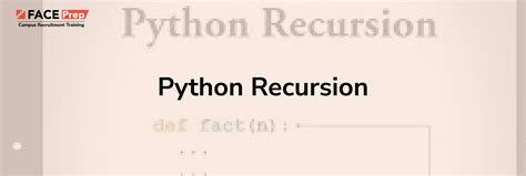 Recursion in Python: Concept and Examples