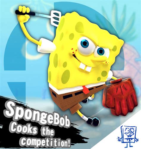Smash Render Spongebob Squarepants By Ziti Man Mario On Deviantart