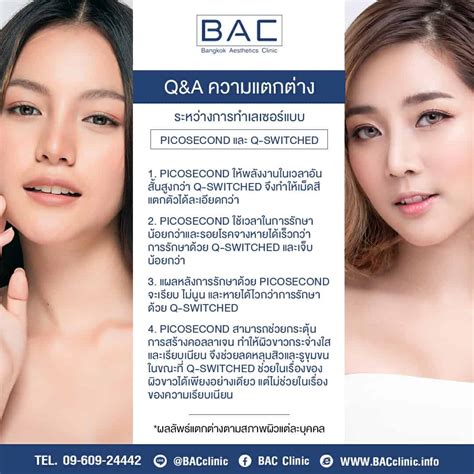 Pico Laser ที่ไหนดี รักษาฝ้า กระ รอยสิว หลุมสิว รีวิวคนไข้จริงเท่านั้น Bac Clinic