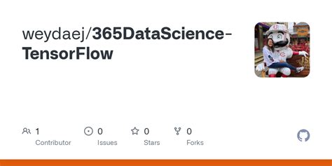 Github Weydaej365datascience Tensorflow