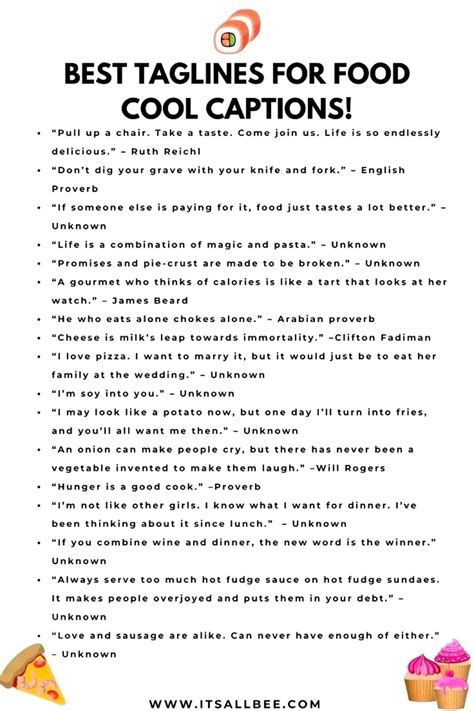 Tagline Ideas For Food Taglines Ideas Business Food Taglines For