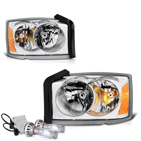Vipmotoz Chrome Housing Oe Style Headlight Headlamp Assembly For 2005