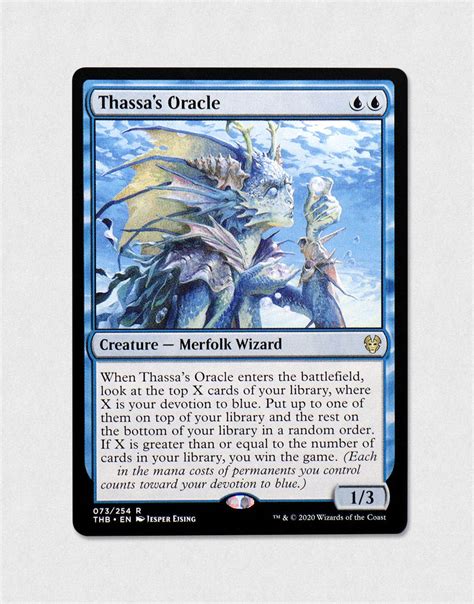 Thassas Oracle 073 Holo From Theros Beyond Death Thb Mtg Proxy