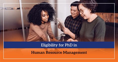 Phd In Human Resource Management Programs And Funding 2026