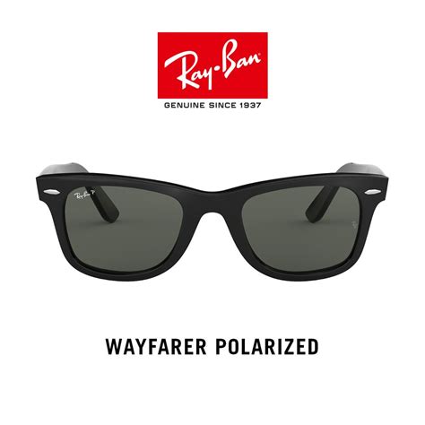 Ray Ban Wayfarer Polarized Rb2140f 901 58 Sunglasses Shopee