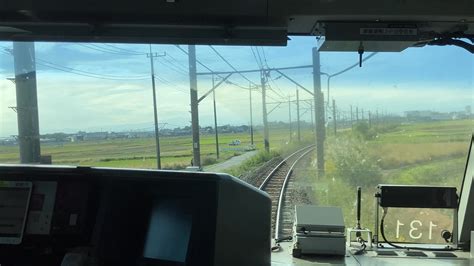 Train Front View Jr Kawagoe Line Sashiōgi Minami Furuya 前面展望 Jr東日本 川越