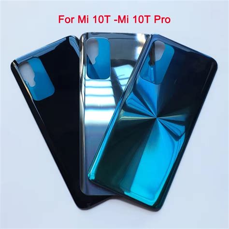 IPARTSEXPERT Xiaomi Mi 10T Back Glass Cover With LOGO For Xiaomi Mi 10T Pro 5G Battery Cover