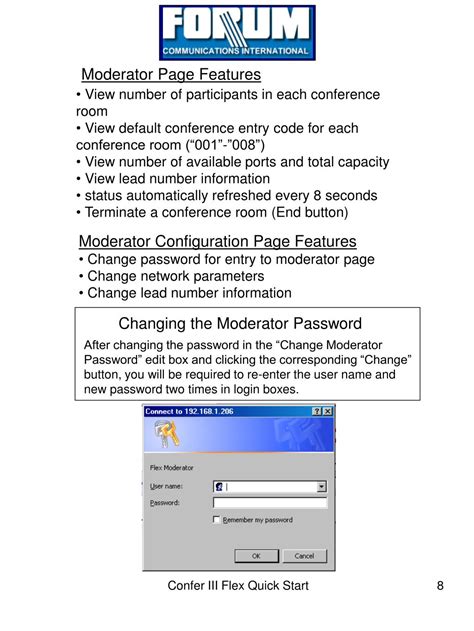 ppt confer iii flex dynamic port allocation audio conferencing bridge