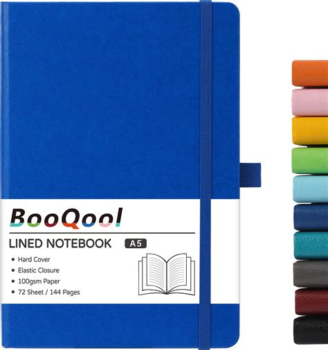 A5 Notebook Notebook A5 With Premium Paper Faux Leather Notebook 5 7 X 8 4 Hardcover 144