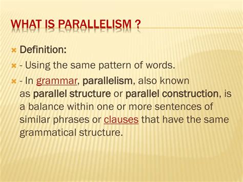 Ppt Parallelism Powerpoint Presentation Free Download Id6391665