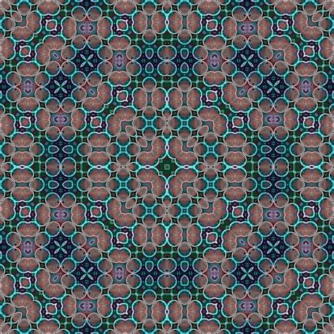 Premium Photo Seamless Abstract Square Complex Pattern Mandala