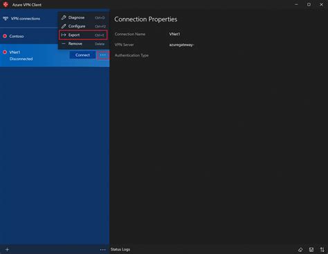 Configure P2s Vpn Clients Certificate Authentication Azure Vpn Client