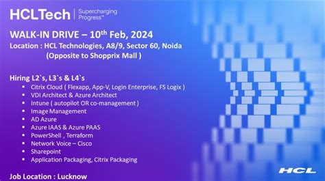 Sushma Bisht On Linkedin Hcltech Is Hiring Please Share Your Resume On