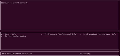 Terminal User Interface TUI Dash Platform Latest Documentation