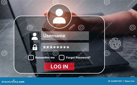 Woman Use Smartphone To Confirm Indentity Authentication On Laptop Stock Photo 324007507 Megapixl