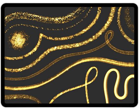 Artstation 30 Procreate Glitter And Metallic Brushes Shimmer Glitter Procreate Seamless