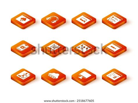Set Flowchart Web Development Mobile Apps Stock Vector Royalty Free