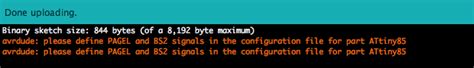 Attiny Error