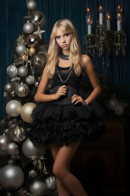 девушка в полный рост в гимнастической форме Премиум Ai