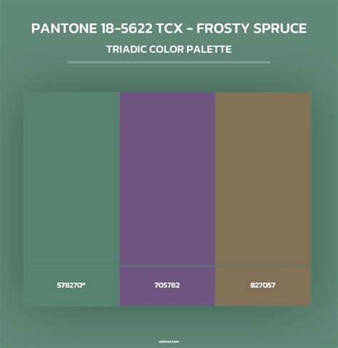 Pantone 18 5622 Tcx Frosty Spruce Color Palettes