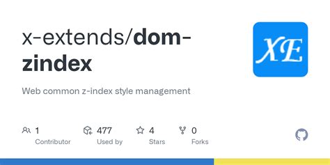 GitHub X Extends Dom Zindex Web Common Z Index Style Management