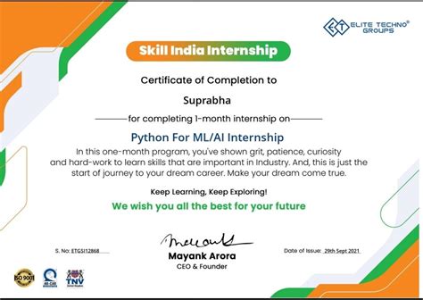 Suprabha On Linkedin Elitetechnogroups Internship Python
