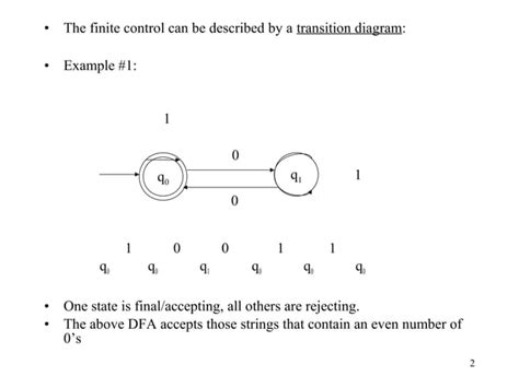 Finite Automata Examples Ppt