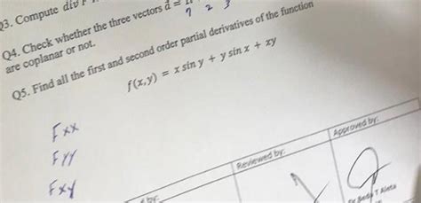 Solved Q4 Check Whether The Three Vectors A Are Coplanar Or