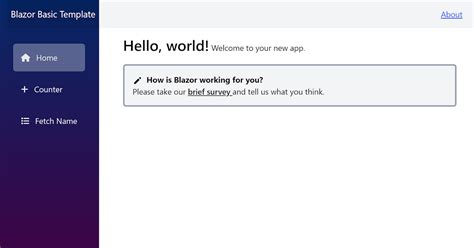 Brand New Default Blazor Templates