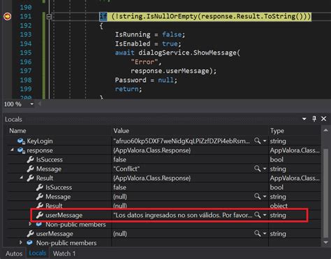 C Show Message To User In Xamarin Api Stack Overflow