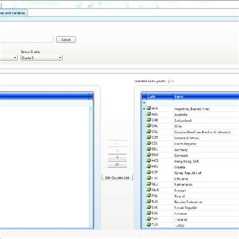 2 IEA IDB Analyzer Merge Module Selecting Countries Download Scientific Diagram