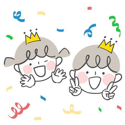 왕관을 쓴 아이들 유토이미지 상세페이지 베이직샵 일러스트 22073016