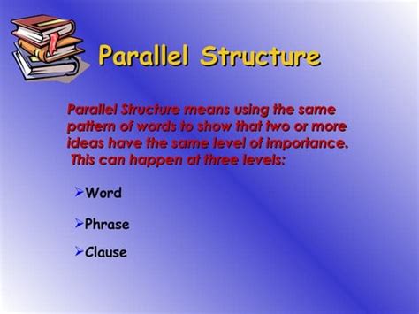 Parallel Structure Ppt