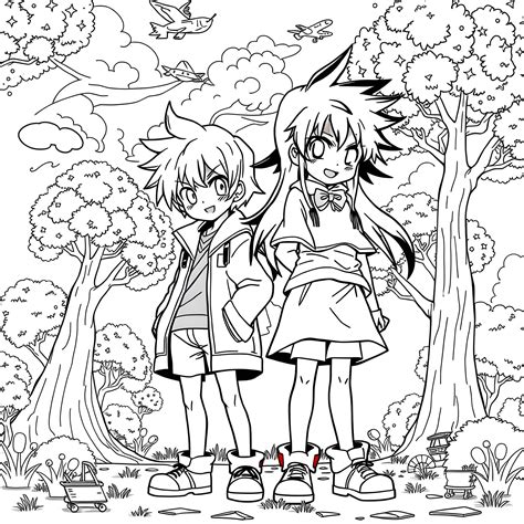 Best Anime Coloring Pages Free Printable Pdf
