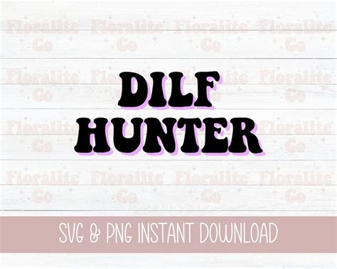 Dilf Hunter Svg Hot Dad Svg Cardio Svg For Cricut Sarcasm Svg Funny